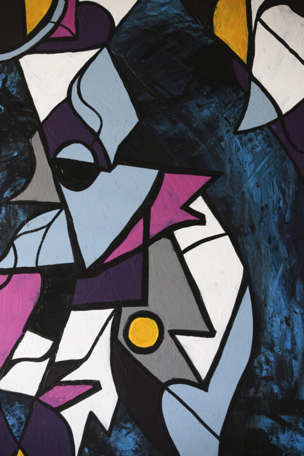 Local artist paints with hands, finds parallels to life in her art ...